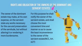 Rules on Easement | PPTX