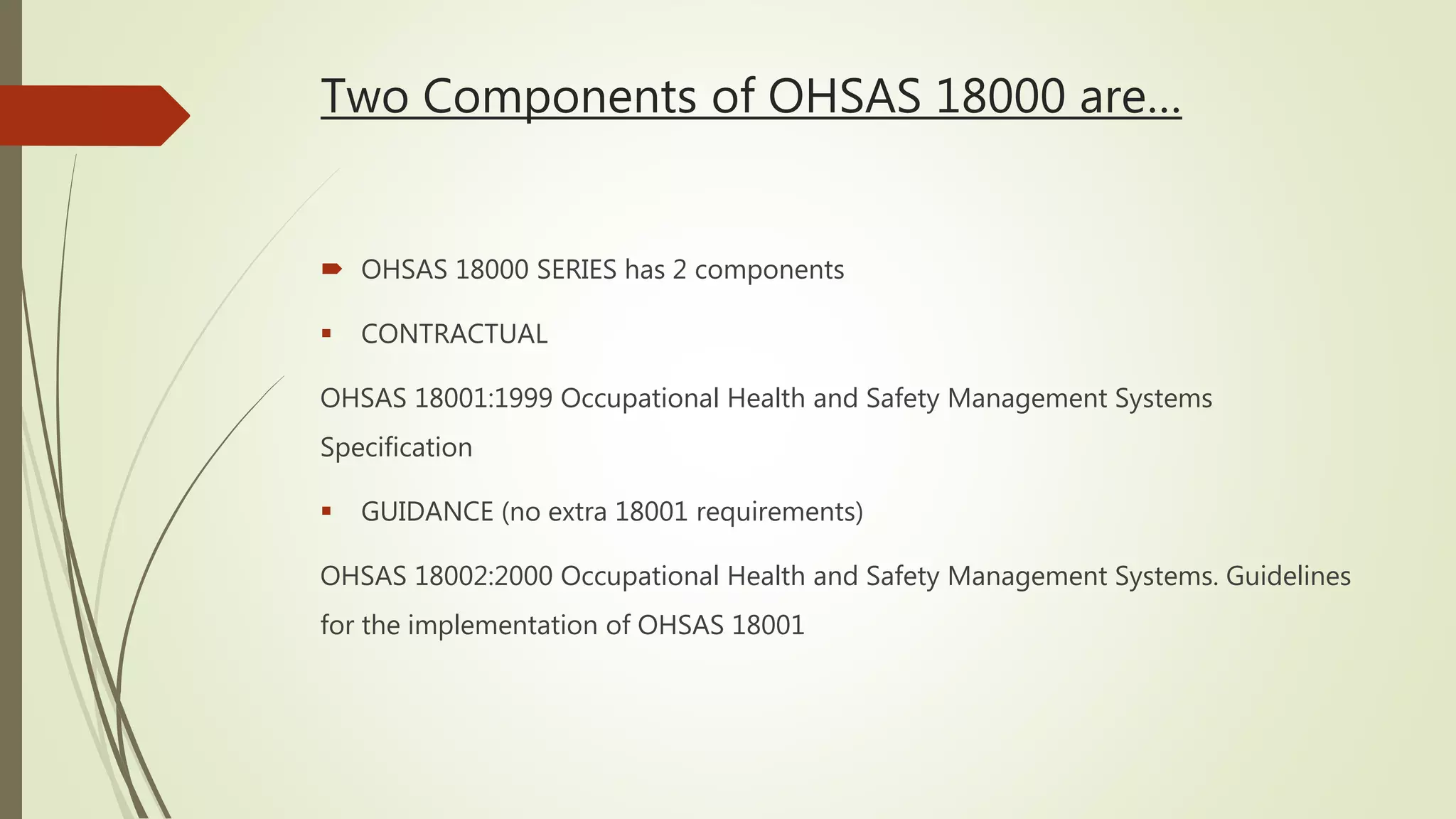 OHSAS 18000 | PPTX