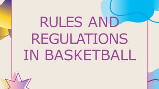 Rules & Regulations in BASKETTBALL including hand signals.pptx