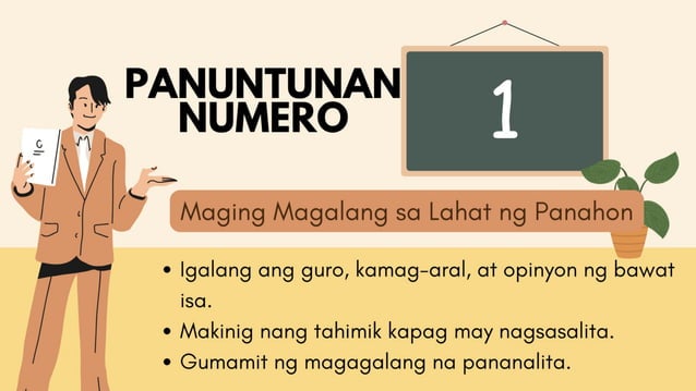 Rule Tagalog For Classroom Araling Panlipunan | PPTX
