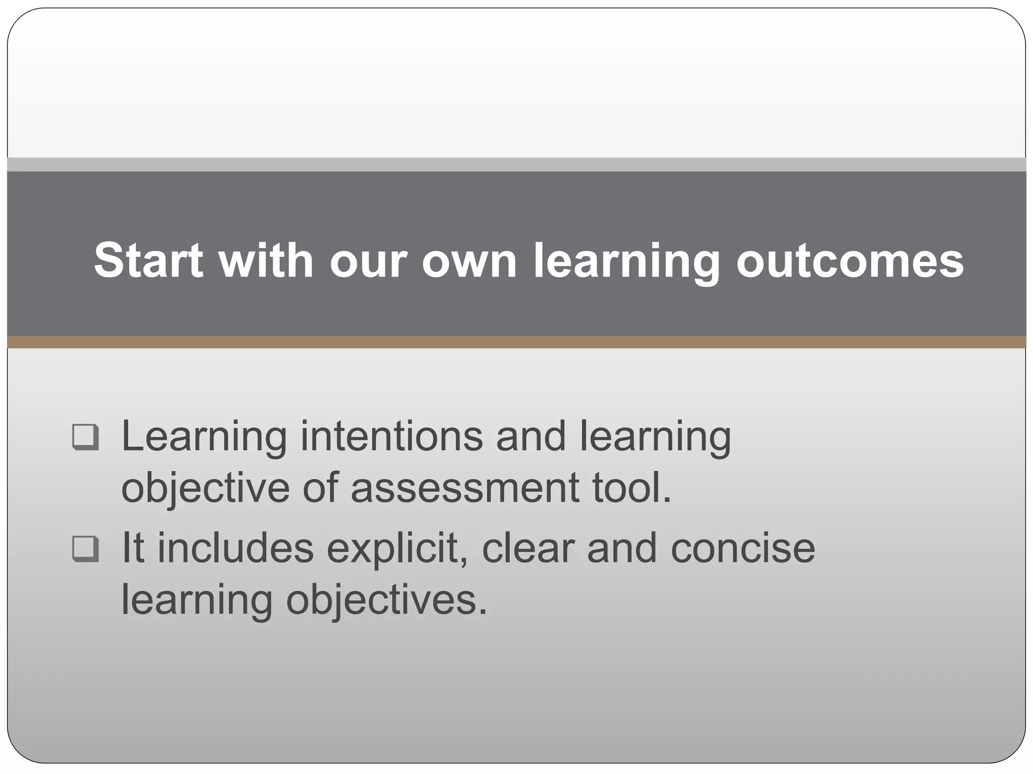 Rules to construct subjective test items | PPTX