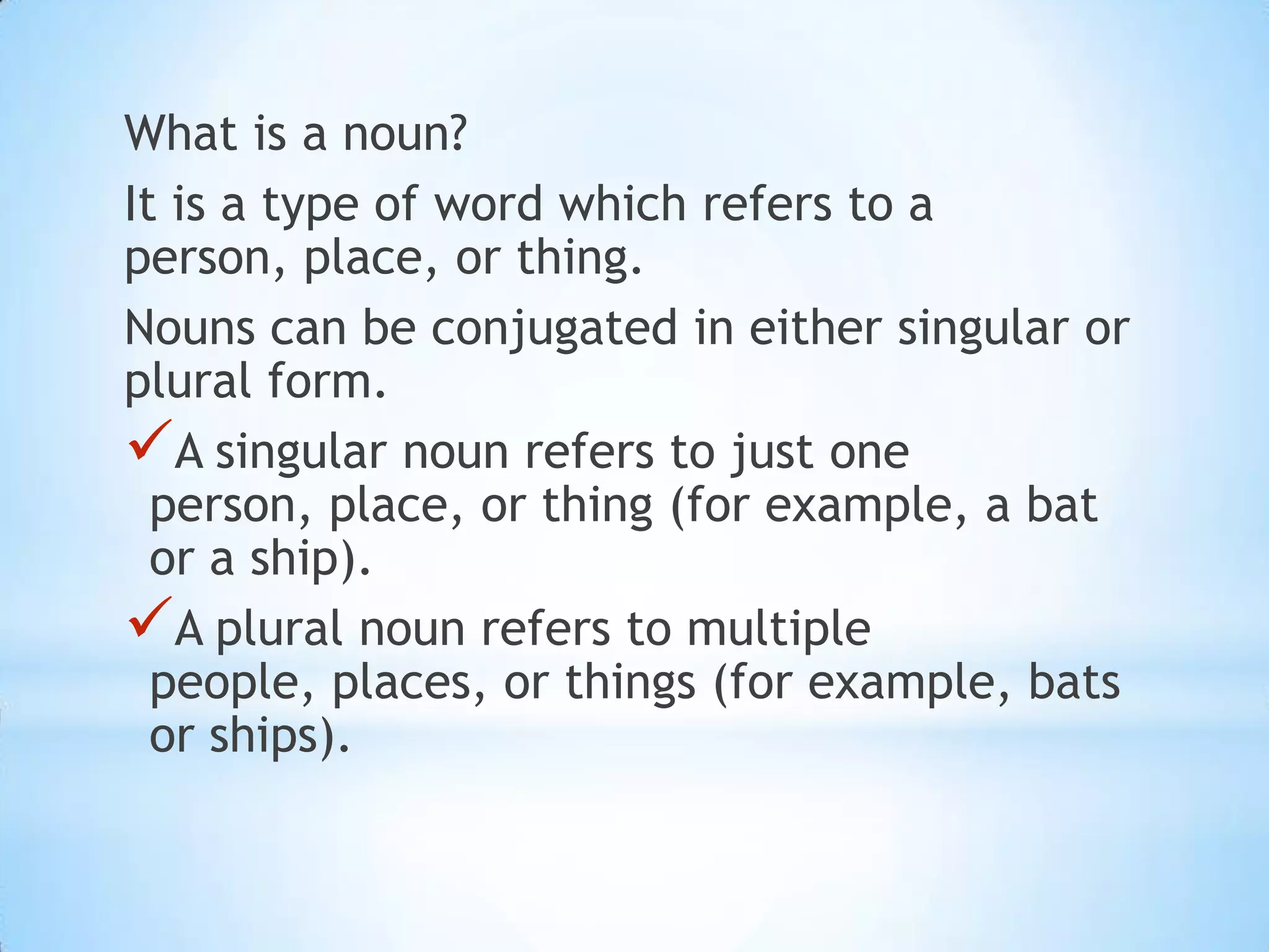 Rules to form plural nouns | PPTX