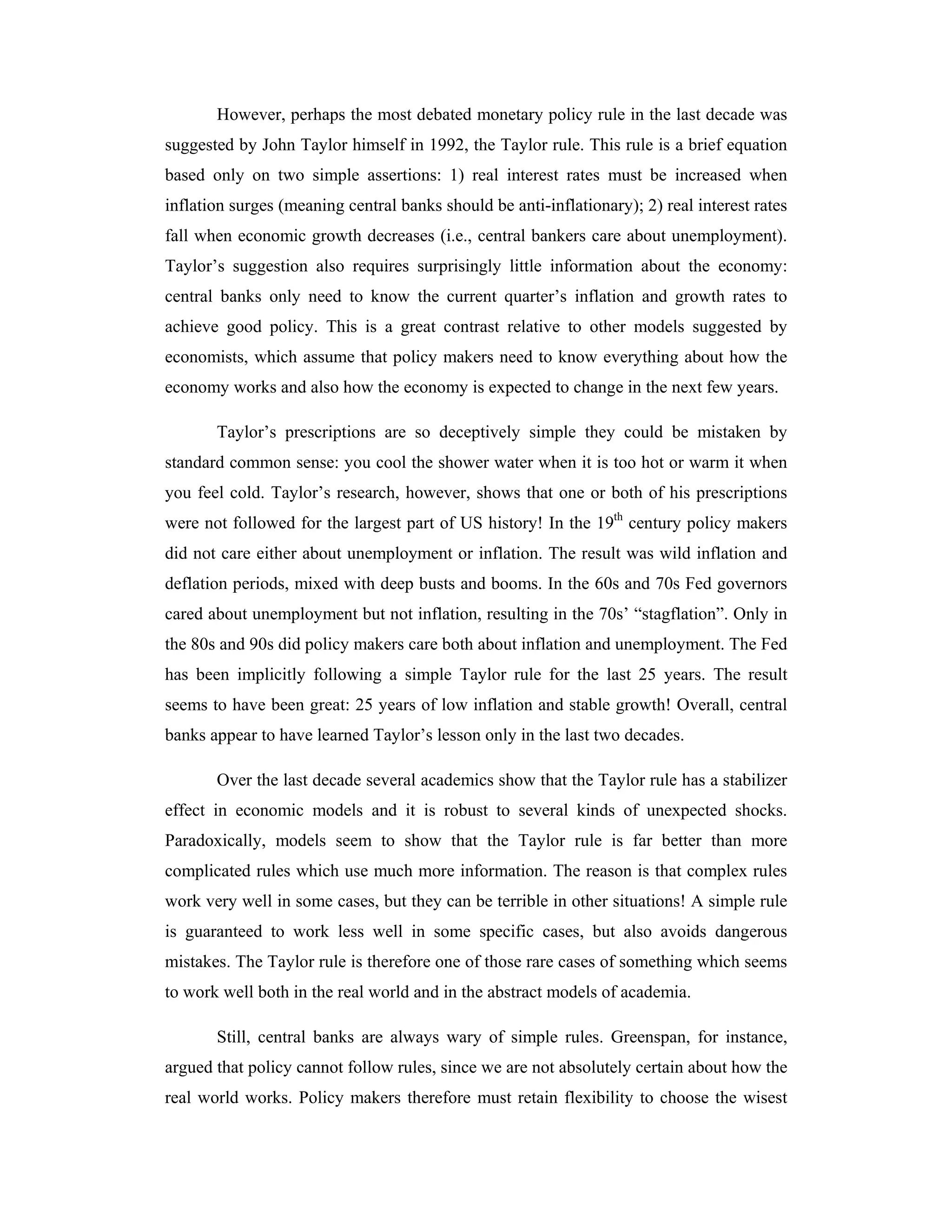 Rules Vs Discretion | PDF