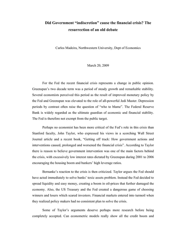 Rules Vs Discretion | PDF