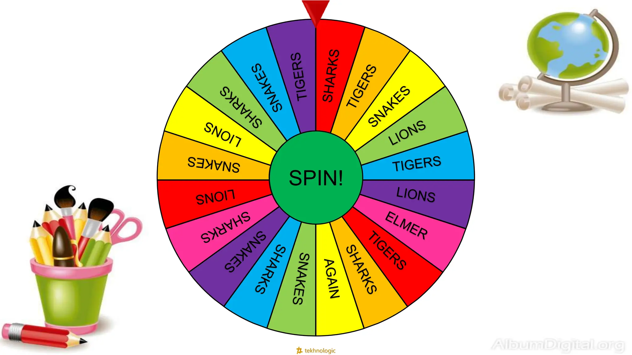 juego ruleta educativa interactiva para niños | PPT