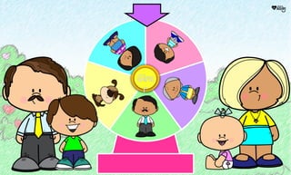 Ruleta de la Familia 2 para trabajar el conociendo | PPTX