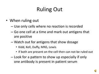 Ruling out using abid panel | PPTX