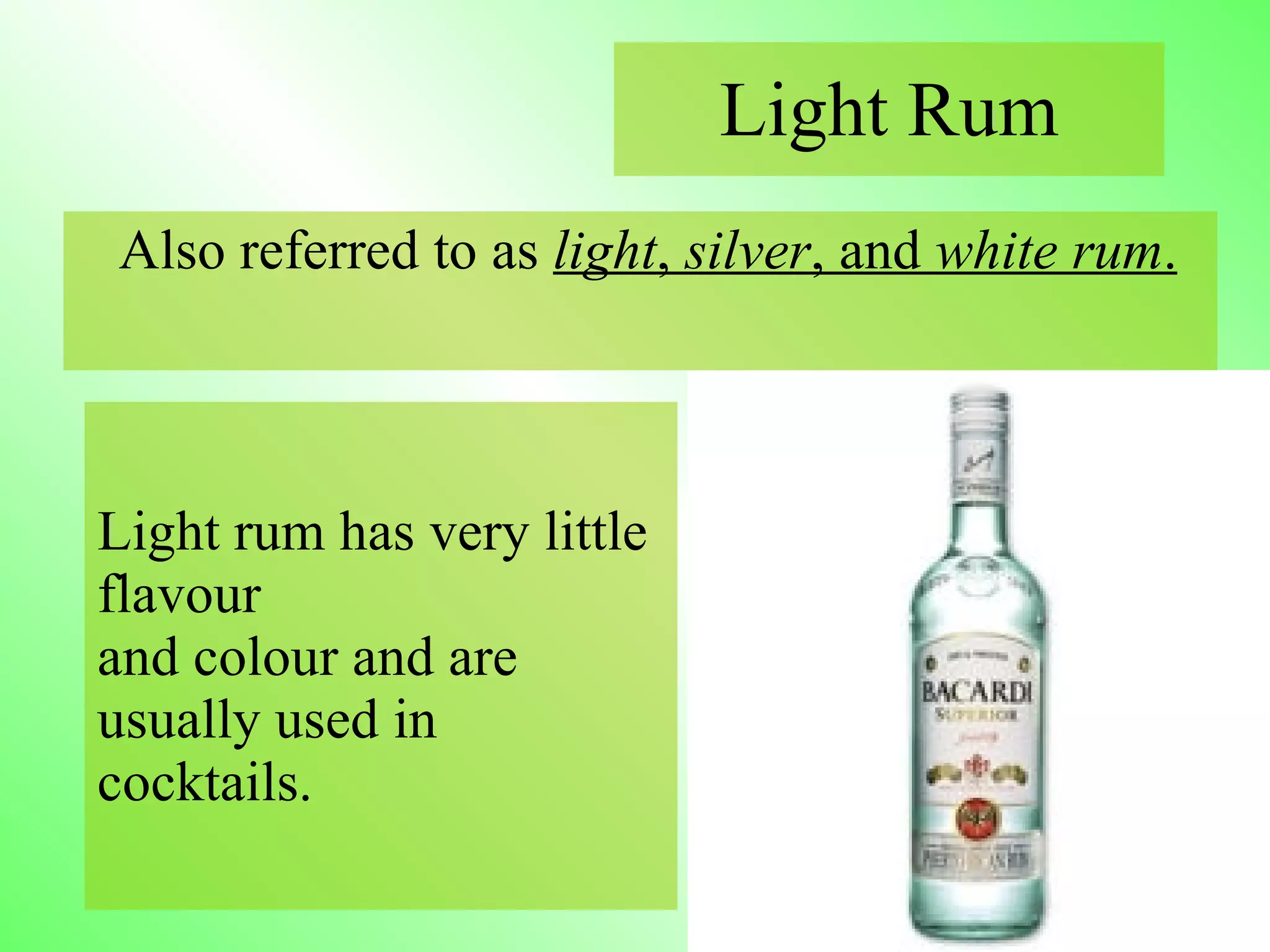 Rum | PPT