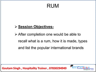 Rum | PPT
