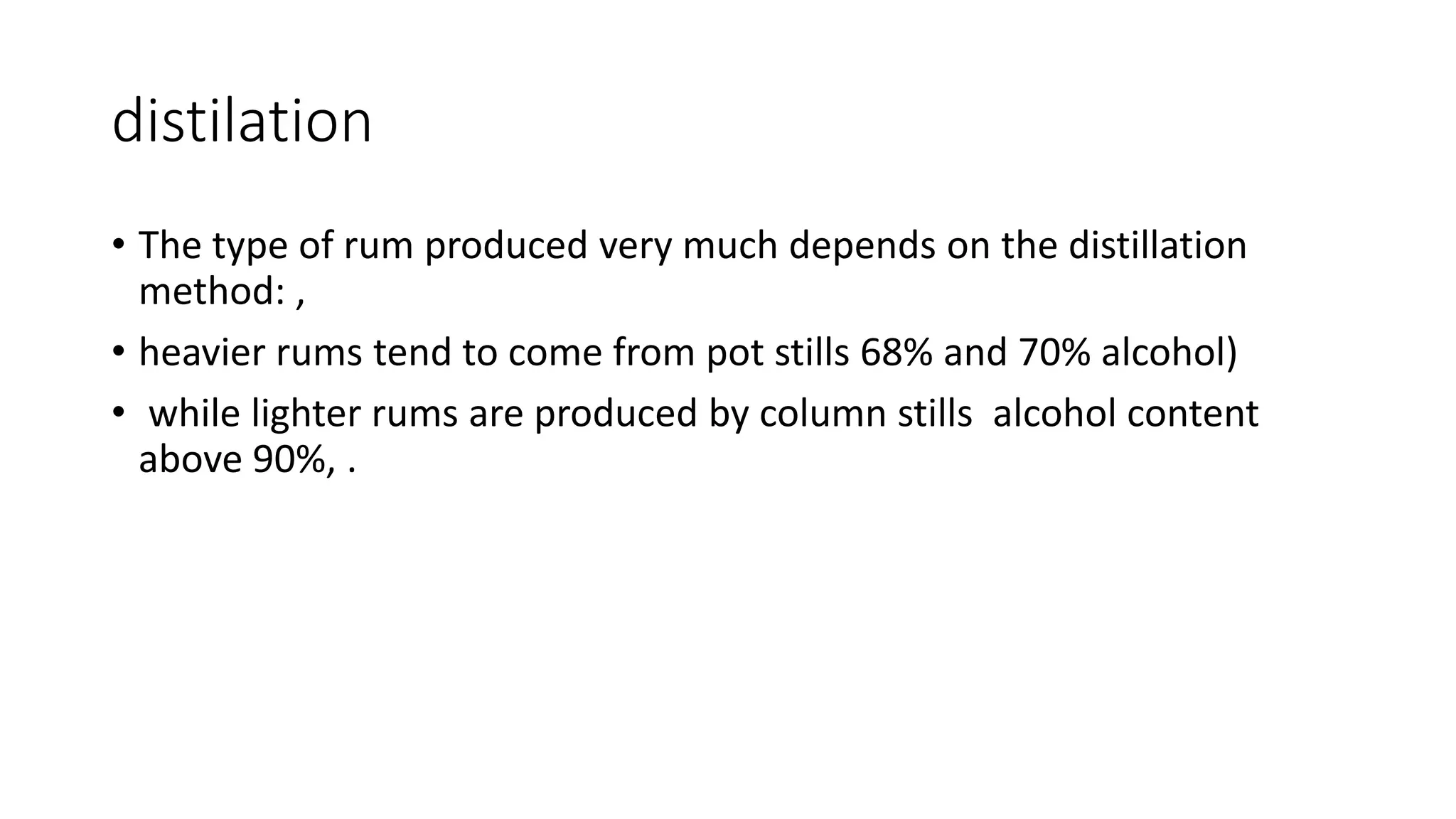 Rum Production | PPTX