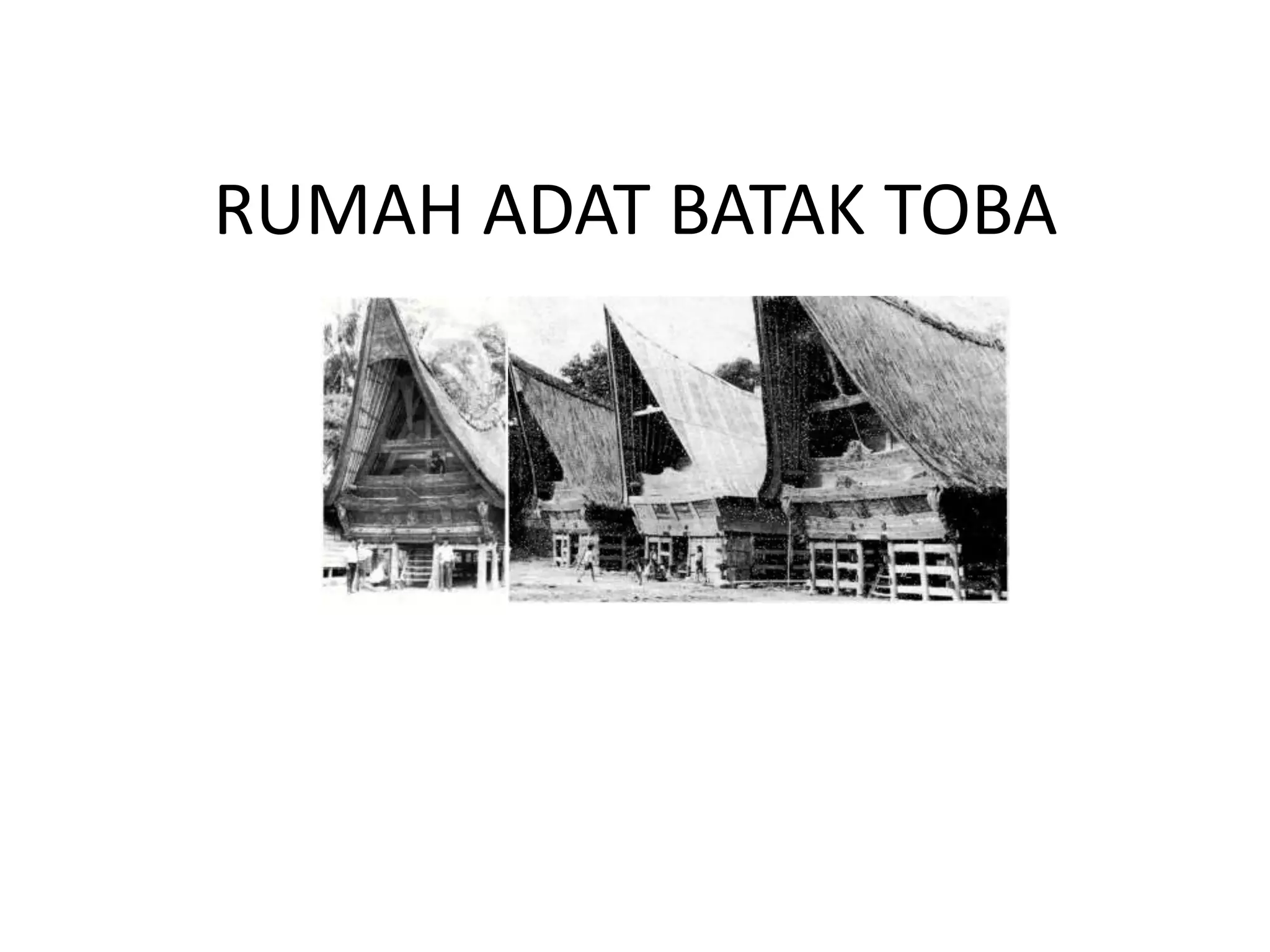 Rumah Adat Batak Toba | PPTX