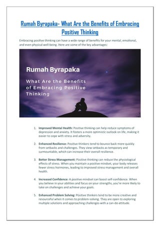 Rumah Byrapaka- What Are the Benefits of Embracing Positive Thinking.pdf