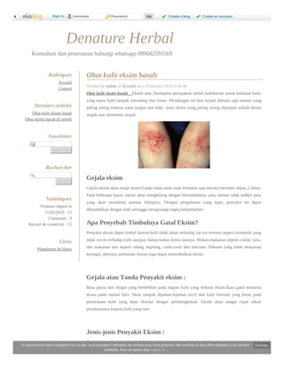 obat kulit eksim basah | PDF