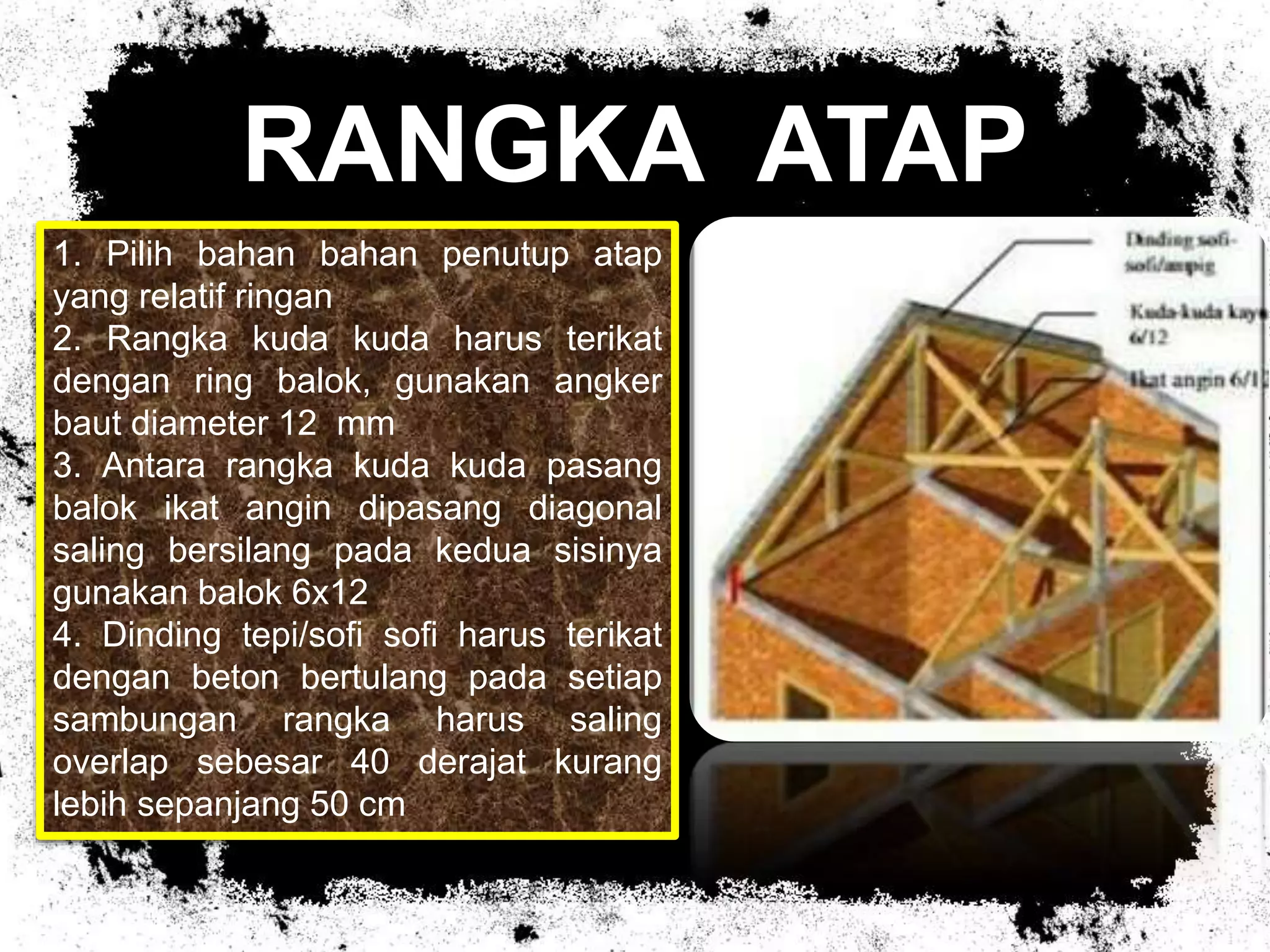 MEMBANGUN RUMAH 1 LANTAI SEDERHANA TAHAN GEMPA | PPTX