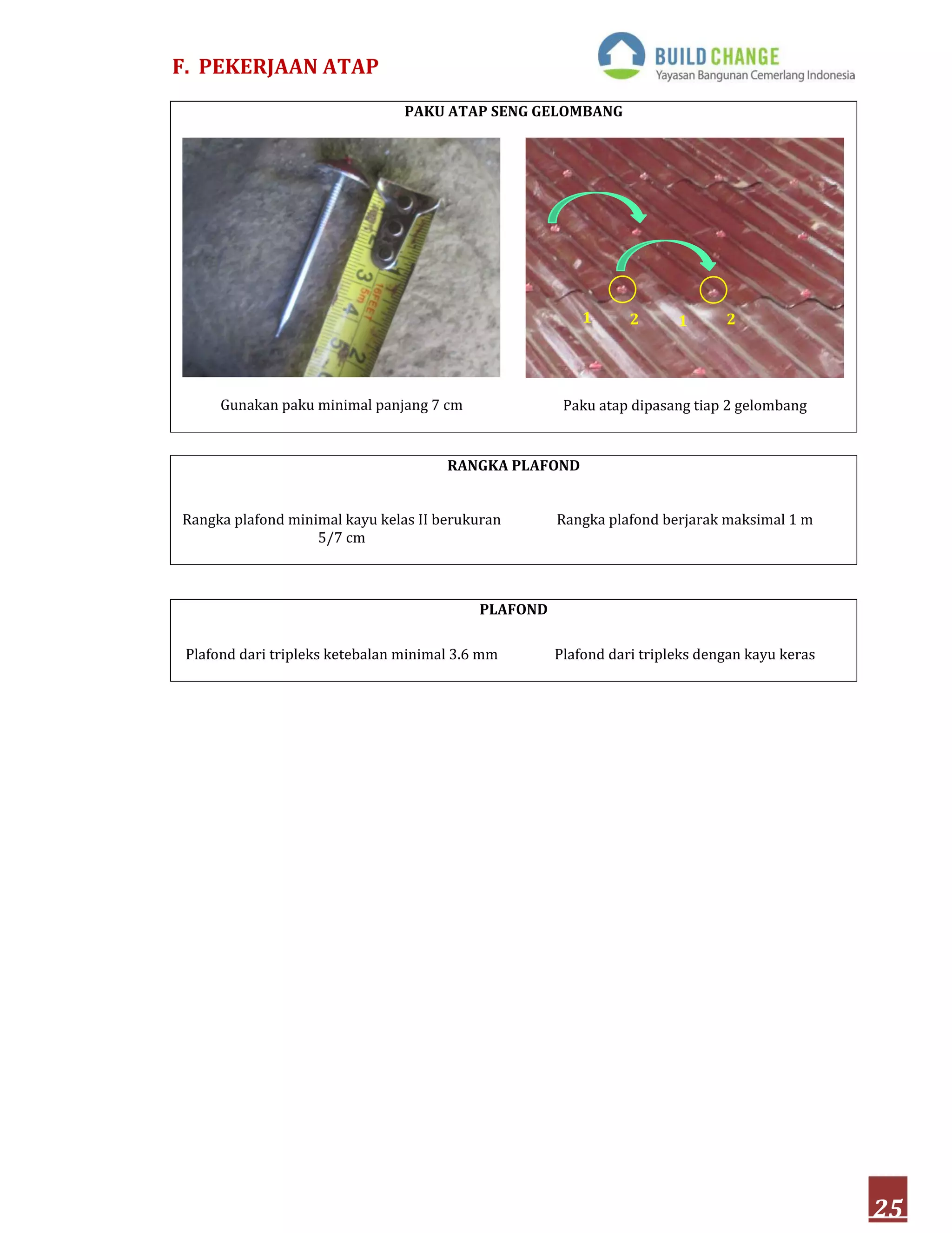 Rumah rangka kayu dengan dinding kawat anyam plesteran | PDF