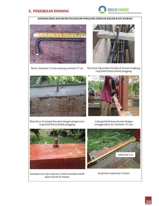 Rumah rangka kayu dengan dinding kawat anyam plesteran | PDF