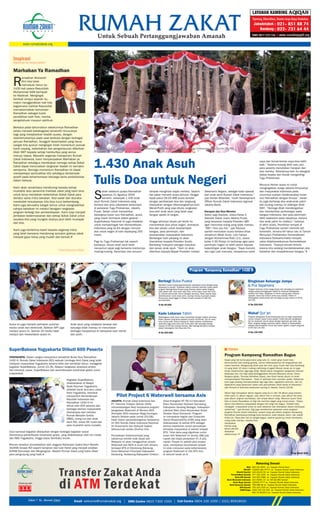 Rumah Zakat Indonesia Menyambut Ramadhan | PDF