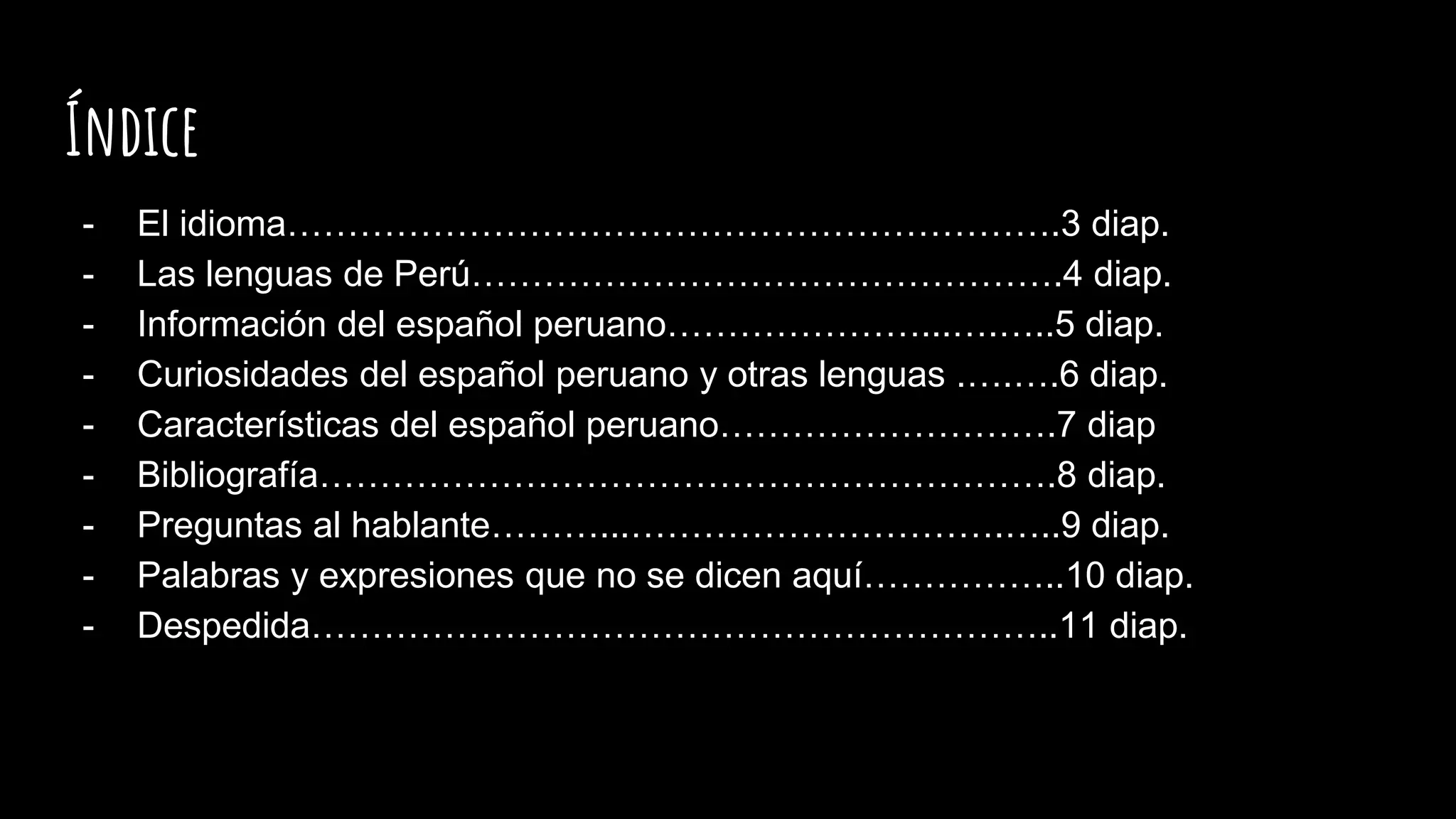 LENGUAS DEL PERÚ | PPT