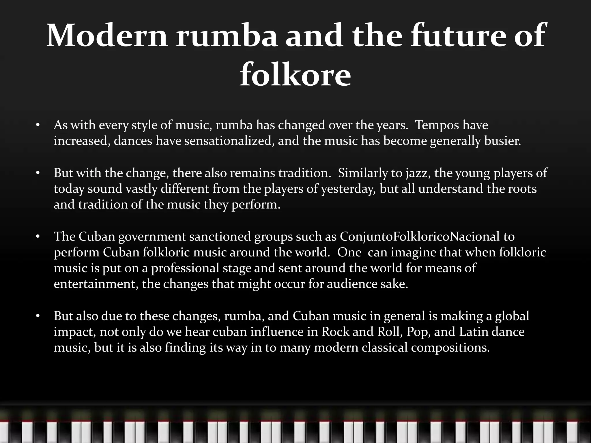 Rumba Presentation | PPTX