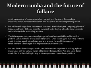 Rumba Presentation | PPTX