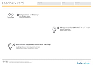 Human Centred Design Toolkit - By Radboudumc Health Innovation Labs | PPT