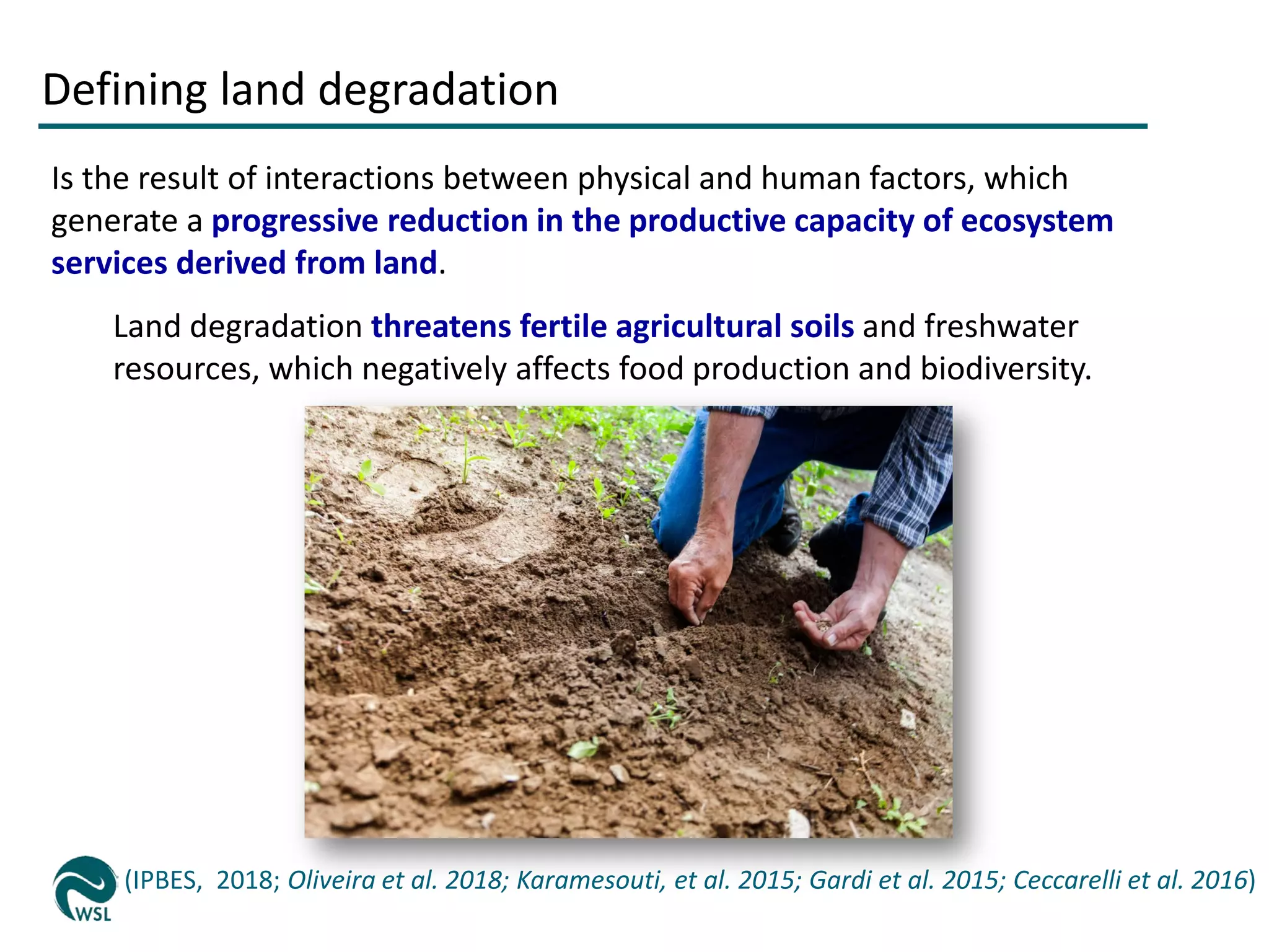 Land degradation in strategic spatial plans: What is there and what is ...