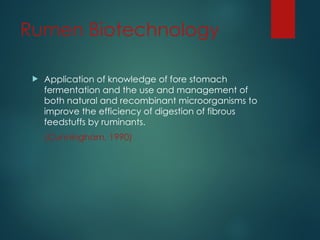 Rumen Biotechnology in Cattle and Buffalo.ppt
