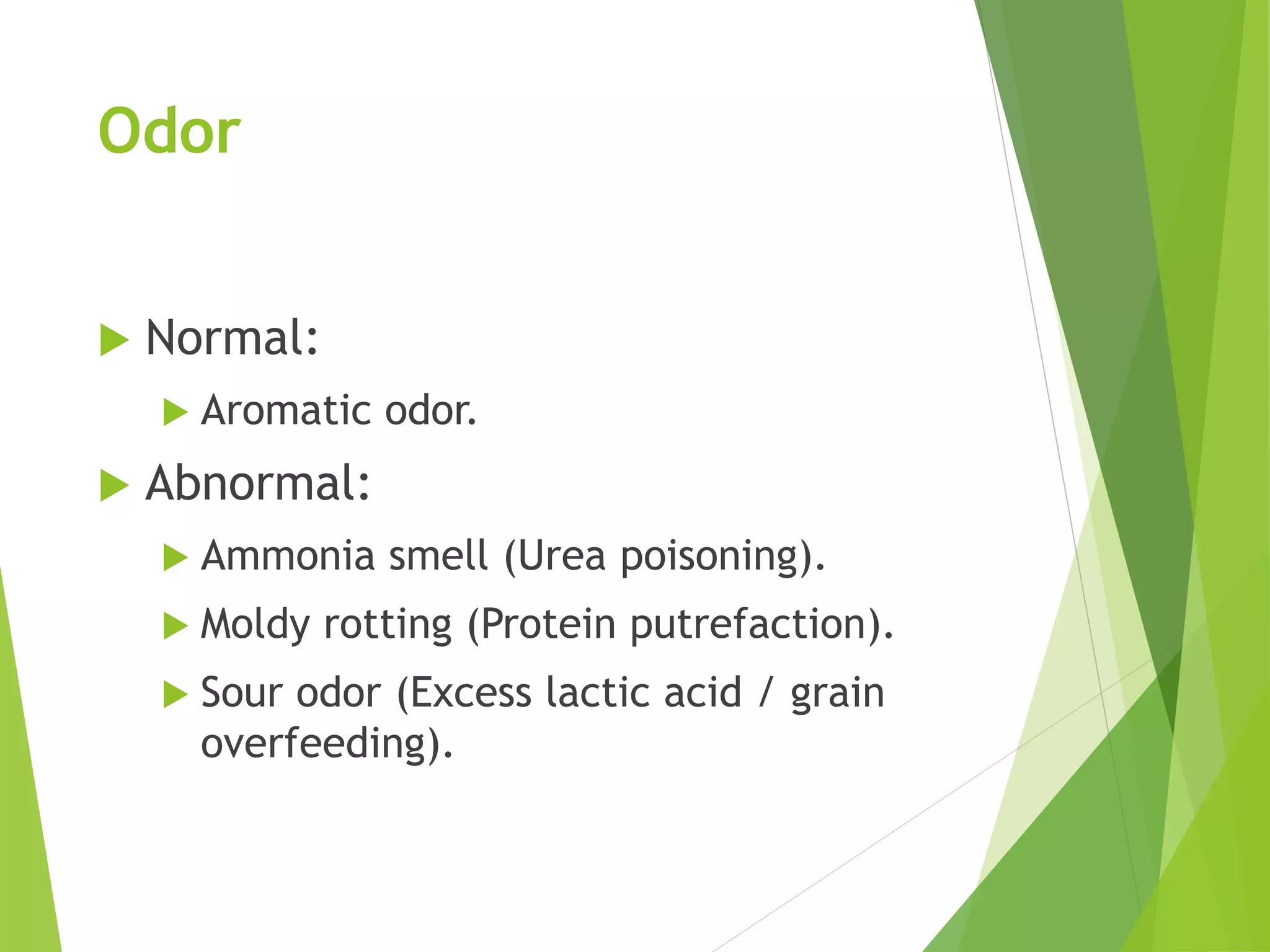 Rumen fluid examination | PPTX