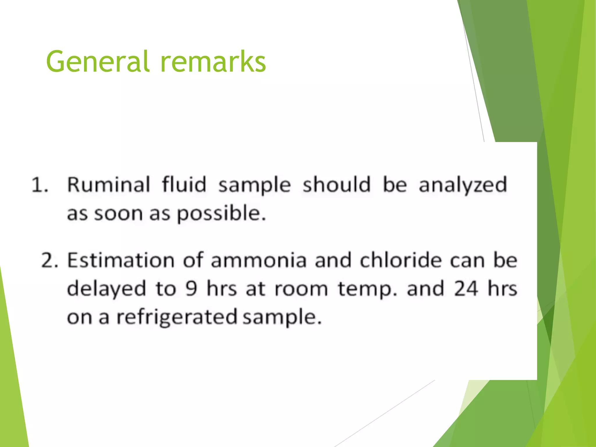 Rumen fluid examination | PPTX