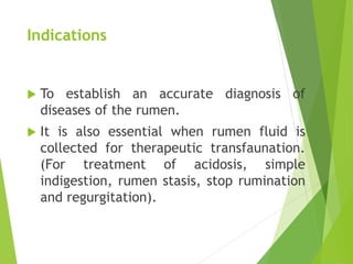 Rumen fluid examination | PPTX