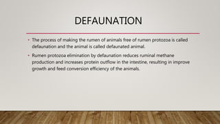 Rumen manipulation | PPTX