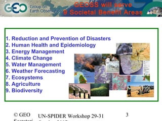 GEO activities on Disaster Risk Reduction and GEO Web Portal | PPT