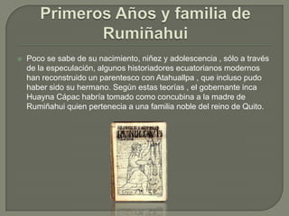 Rumiñahui | PPTX