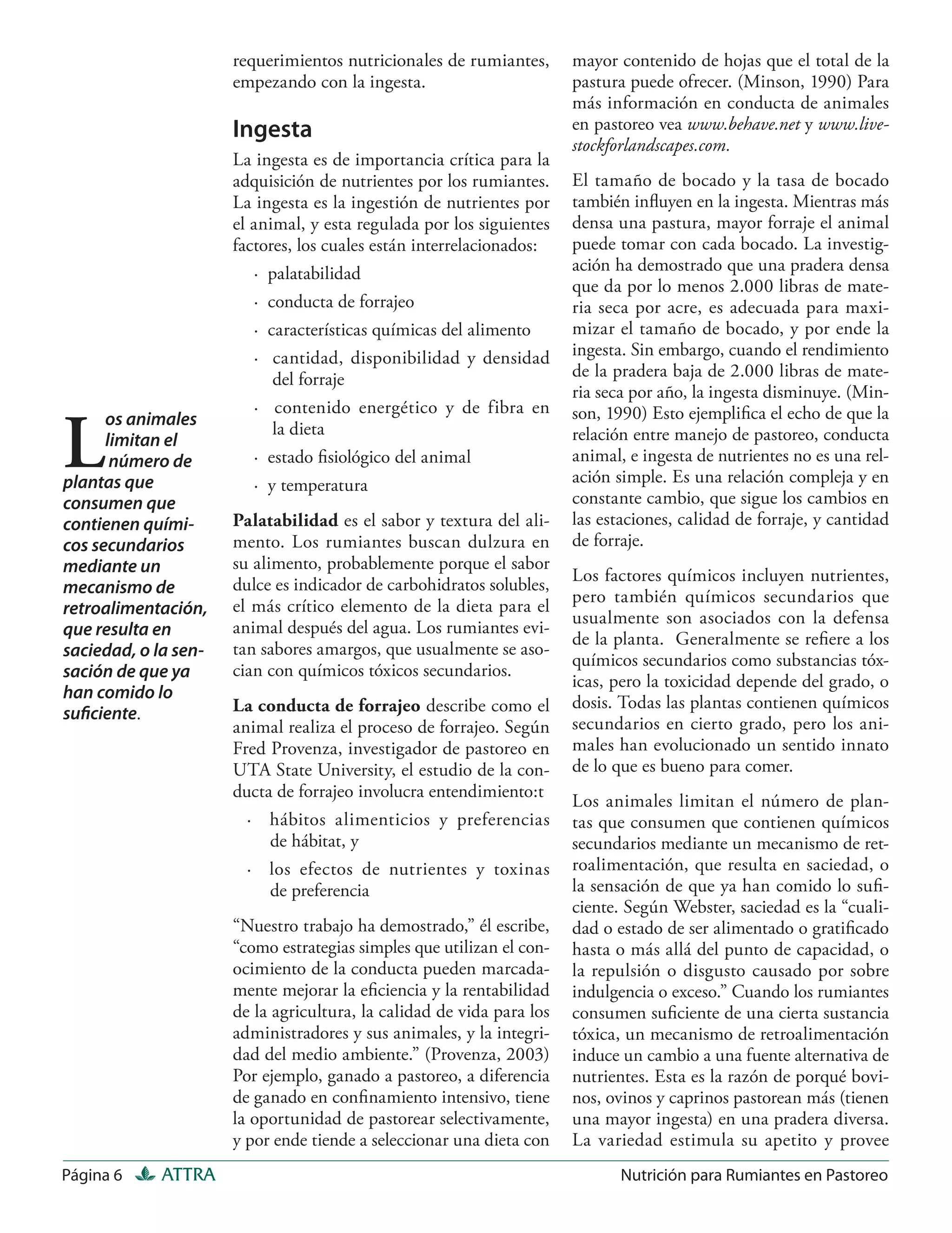 Nutrición para Rumiantes en Pastoreo | PDF | Agriculture | Industries