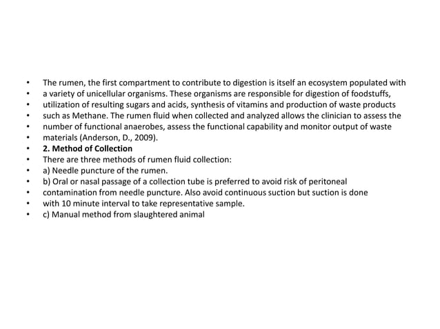 Ruminal fluid | PPTX