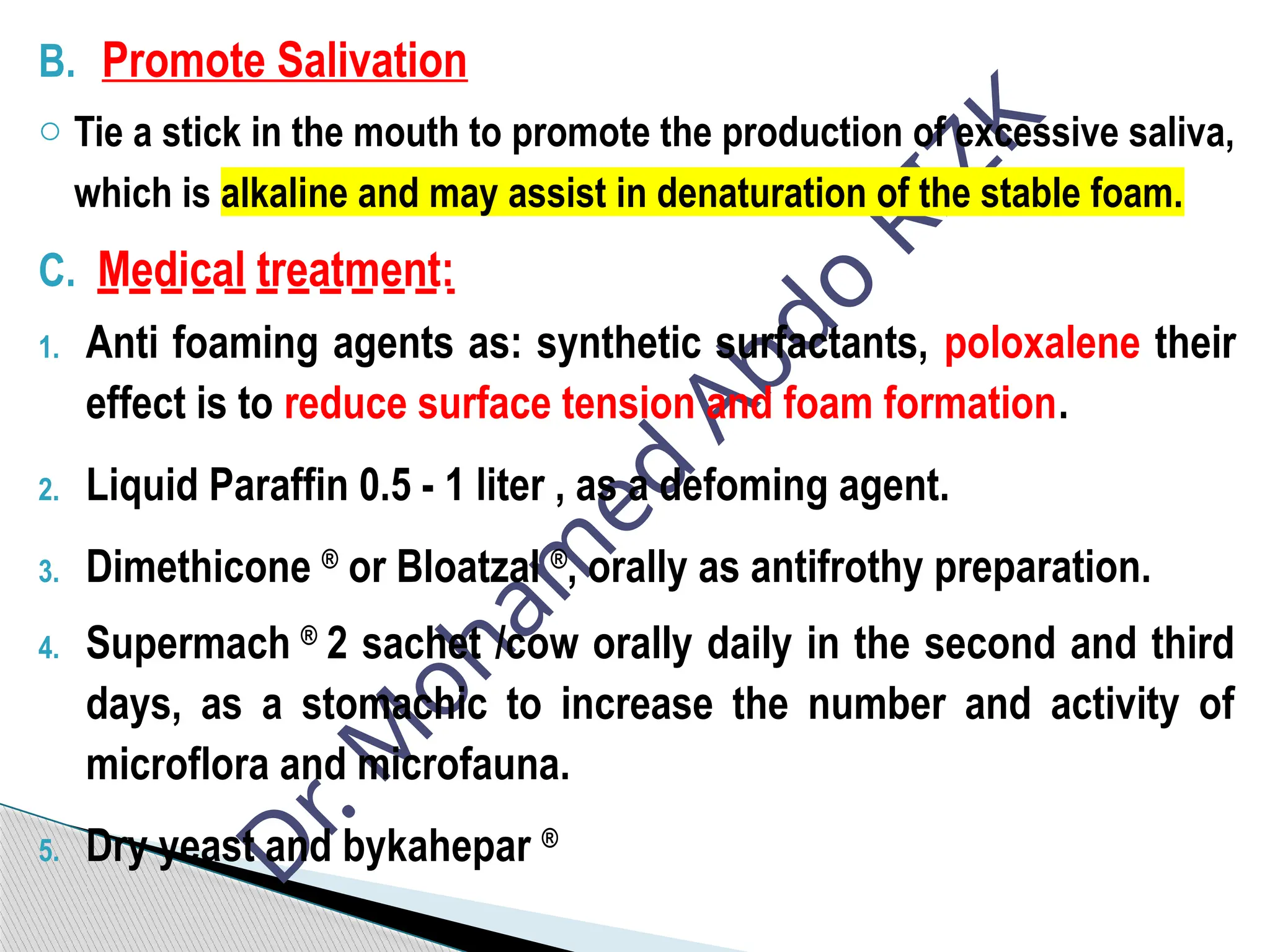 Ruminal tympany- bloat- Meteorism-Mohamed A. RIZK.pptx