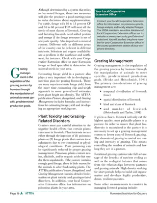 Ruminant Nutrition for Graziers | PDF