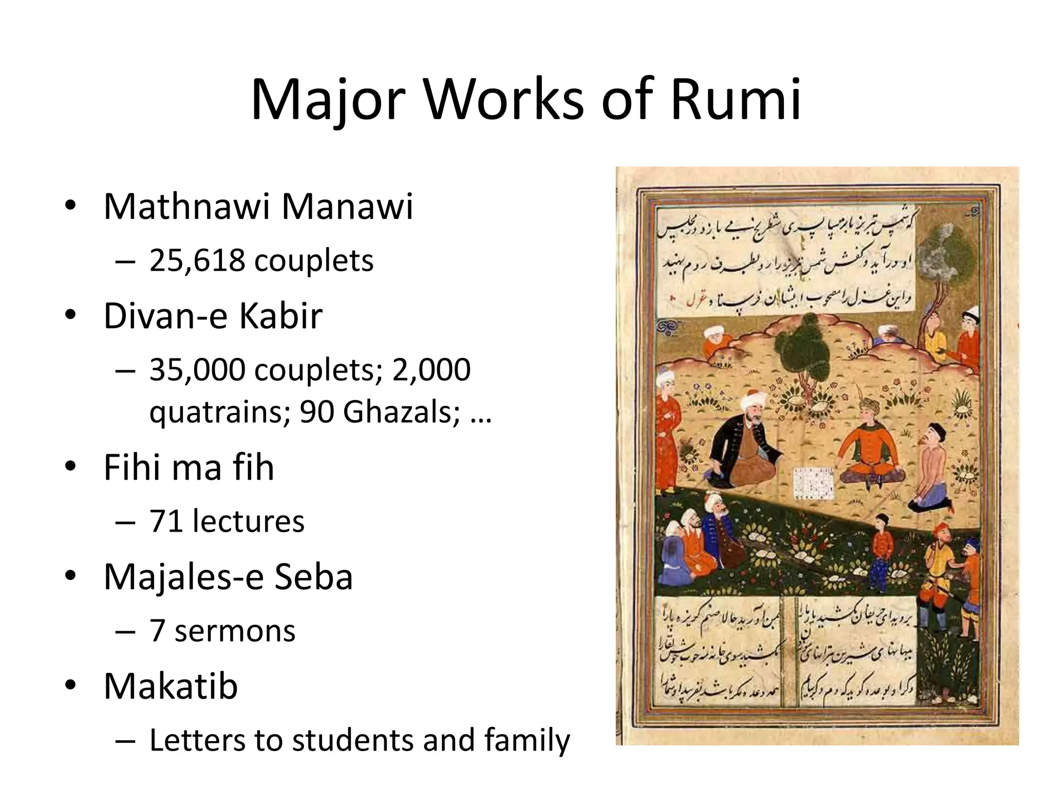 Mawlānā Jalāl ad-Dīn Rūmī Presentation | PPTX