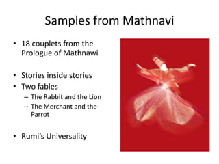 Mawlānā Jalāl ad-Dīn Rūmī Presentation | PPTX