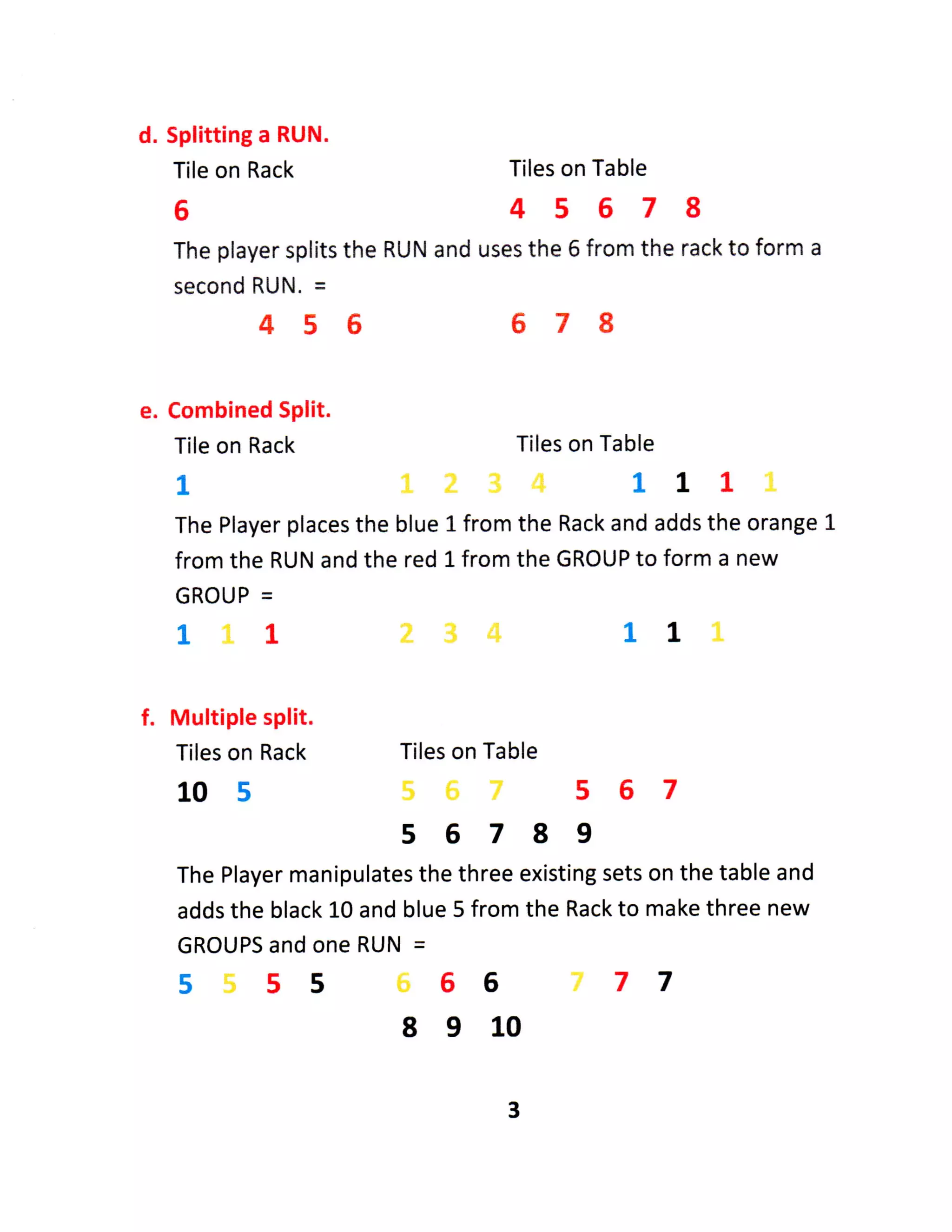Rummikub Instructions | PDF