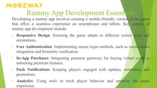 Rummy Game Development: The Future of Card Gaming.ppt