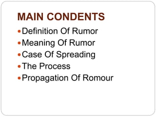 Rumor | PPTX