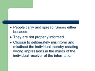 Rumours & Concerns about Family planning | PPT