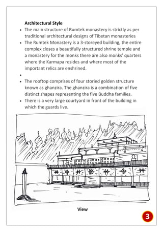 Rumtek Monastery Architecture | PDF