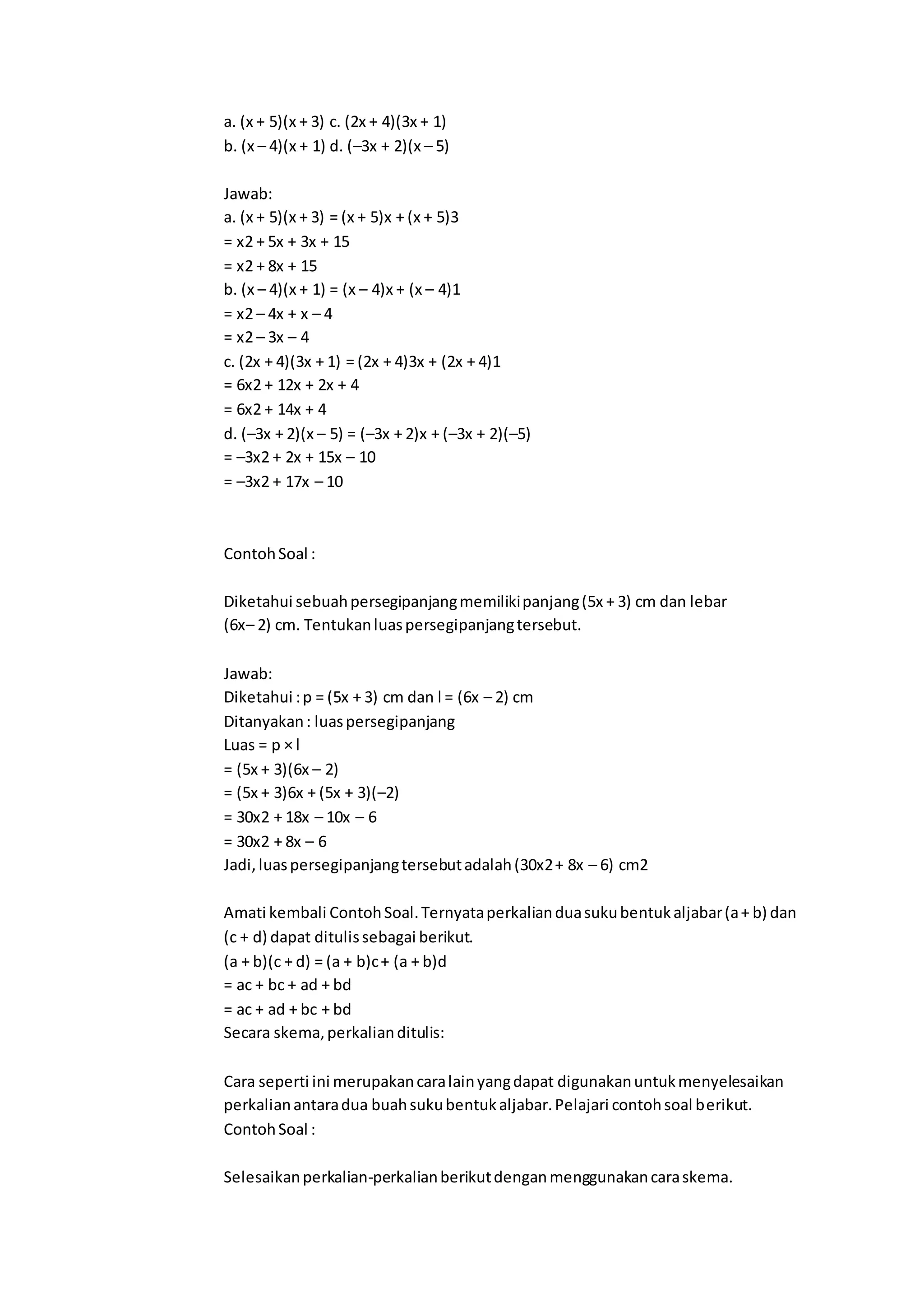 Rumus Matematika | PDF