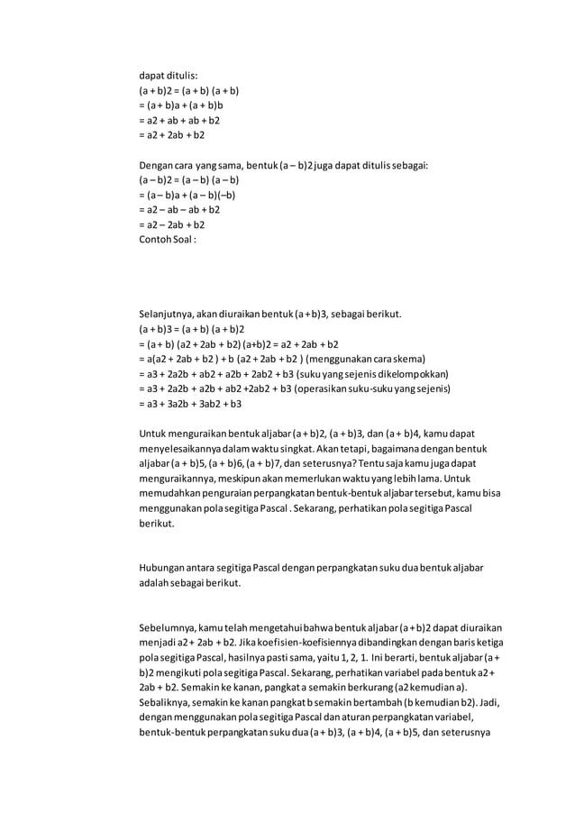 Rumus Matematika | PDF
