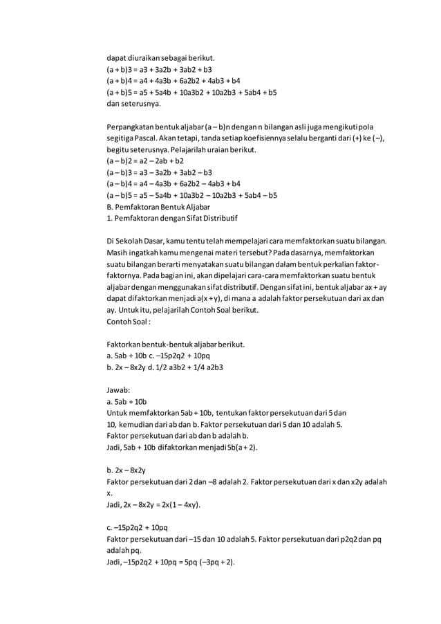 Rumus Matematika | PDF