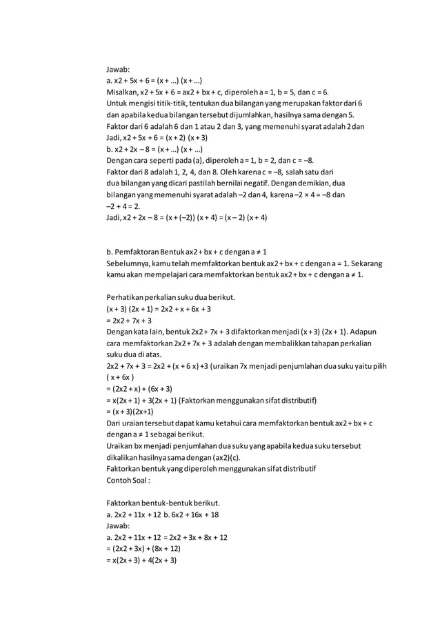 Rumus Matematika | PDF