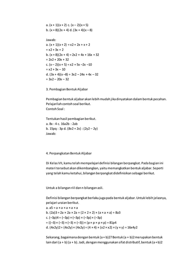 Rumus Matematika | PDF