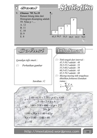 Rumus cepat-matematika-statistika(2) | PDF